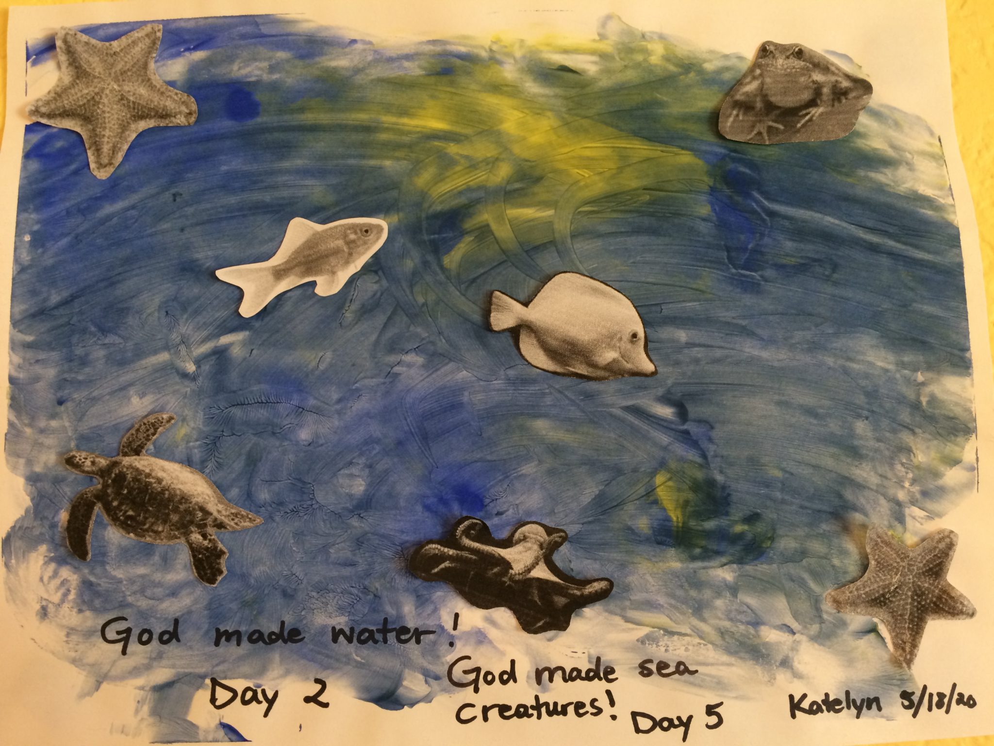 Toddler Bible Lessons – Week 1: Creation | The LORD is my Shepherd | Page 5